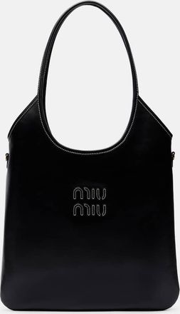 Miu Miu Sac Ivy en cuir &agrave; logo