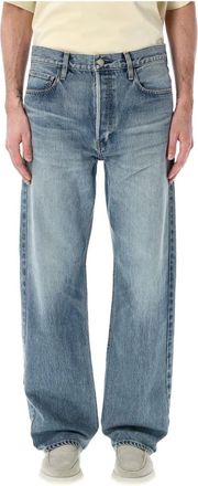 Fear of God Homme, Jeans, Bleu, Taille: W31 Jean Droit 5 Poches en Denim