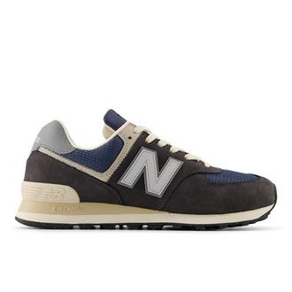 New Balance Unisexe 574 en Gris, Su&egrave;de/Mesh, Taille 37.5 Large