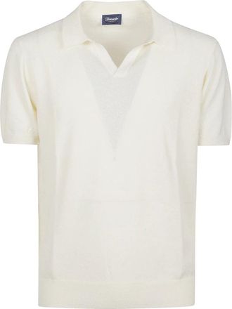 Drumohr Homme, Tops, Blanc, Taille: L Drumohr T-shirts et Polos Blanc