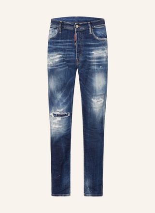 Dsquared2 Destroyed-Jeans Cool Guy Mini Slim Fit blau