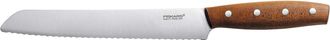 Fiskars Brotmesser, Gesamtlänge: 33 cm, Qualitätsstahl/Holz, Braun, Norr, 1016480