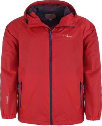 Blue Wave Herren Funktionsjacke Fabian - Outdoor-Jacke Regenjacke Wander- und Fahrradjacke in Rot Größe 3XL