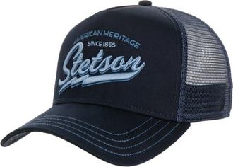 Stetson Grew Up Trucker Casquette de Camionneur Pour Homme - Réglable Avec Empiècement en Maille - Baseball Pour Printemps/Été - Visière, Since 1865