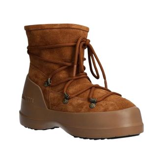 Moon Boot Botte Luna en Daim - Femme - Chaussures - Brun - Taille: 37 EU