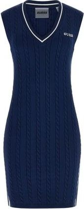Guess Robe courte sans manches c&ocirc;tel&eacute;e
