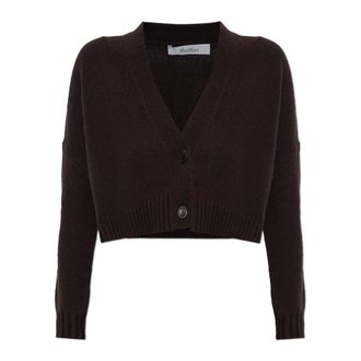 Max Mara Platani Woll-Strickjacke - - Knitwear - Damen - Braun - XS