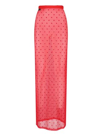 Marine Serre Maxi Skirt Moon