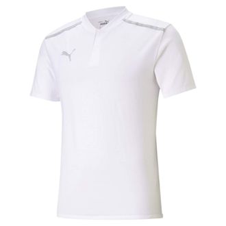 Puma teamCUP Casuals Poloshirt weissgrau, M Herren