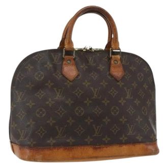 Louis Vuitton Sac &agrave; main en toile Pre-owned - Femme - Pre-owned - Brun - Taille: ONE Size