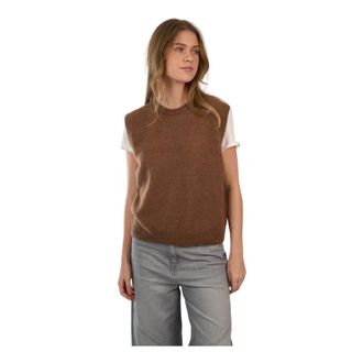 American Vintage Damen, Strickwaren, Braun, SGr&ouml;&szlig;e