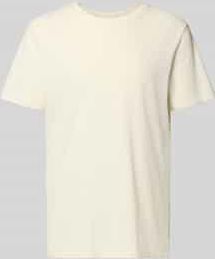 Superdry T-Shirt mit geripptem Rundhalsausschnitt