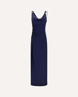 Versace Long Dress in soft viscose jersey Female 40