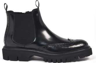Baldinini Bottine en cuir bross&eacute; - Homme - Chaussures - Noir - Taille: 42 EU