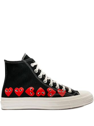 Comme Des Gar&ccedil;ons x Converse Chuck 70 Multi Heart Sneakers - Schwarz