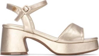 Refresh Sandalen Damen Gold - Bequeme und vielseitige Schuhe - Casual Mode - Modell 17525104 (Gr&ouml;&szlig;e 36)