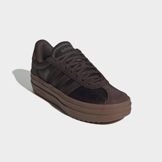 adidas Sneaker ADIDAS SPORTSWEAR VL COURT BOLD, Damen, Gr. 41, aurora coffee, aurora coffee, gum5, Leder, Textil, Schuhe Sneaker, Topseller