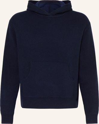 Acne Studios Strick-Hoodie Mit Cashmere blau