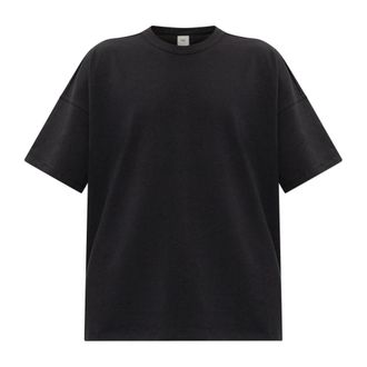 SKIMS Skims, Homme, Tops, Noir, Taille: 3XL T-shirt Oversize en Jersey