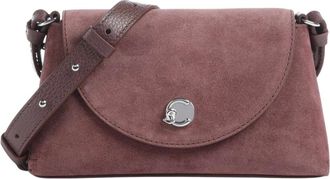 Coccinelle Sac bandouli&egrave;re Nikla en daim - Femme - Sacs - Violet - Taille: ONE Size