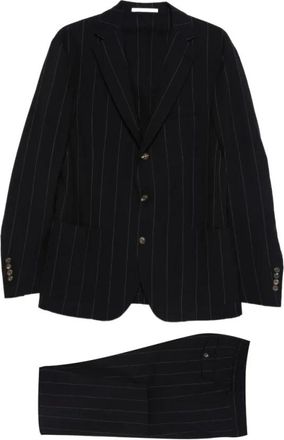 Eleventy Homme, Costumes, Noir, Taille: S Single Breasted Suits