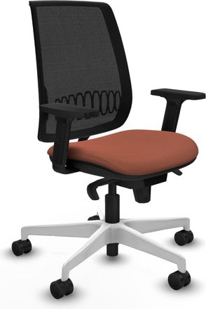 Piqueras y Crespo Alares verstellbarer Stuhl mit 2D-Armlehnen, h&ouml;henverstellbare Lendenwirbelst&uuml;tze, ausgestattet mit 5 Positionen und eingespritztem Schaum. Mit Rollen