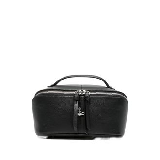 Vivienne Westwood Cosmetic Case Orb Leather Makeup Bag