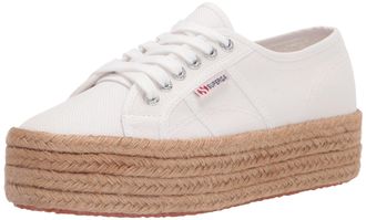 Superga Damen 2790-Cotropew Sneaker, Wei&szlig;/Wei&szlig; 901, 38 EU