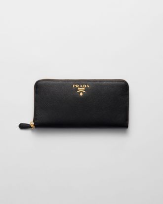 Prada Große Geldbörse aus Saffiano-Leder