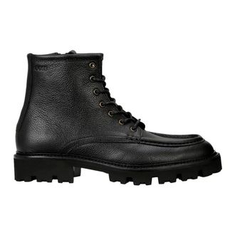 HUGO BOSS Homme, Chaussures, Noir, Taille: 42 EU Bottes en cuir italiennes modernes Julyo_Halb_gr