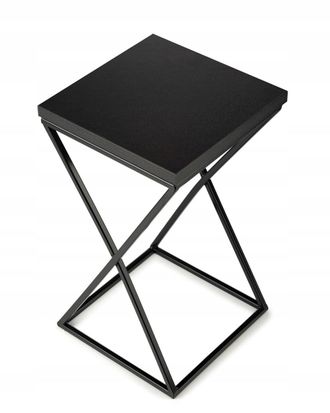 HowHomely Pflanzenst&auml;nder Metall 40 cm Hoch - Stabiler und Fester Blumenhocker mit Schwarz MDF-Platte auf Robuste St&auml;nder - Blumenst&auml;nder zur Dekoration Innenr&auml;