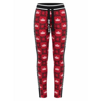 Dolce & Gabbana Sport - Femme - Pantalons - Rouge - Taille: 34 FR