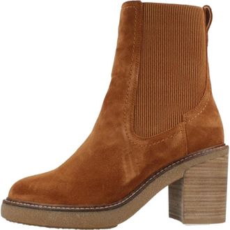 Clarks Stilvolle Stiefeletten mit Absatz - - Shoes - Damen - Braun - 42 EU