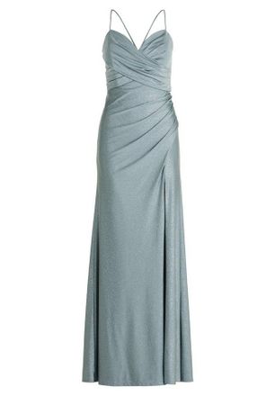 Vera Mont Abendkleid Damen im Glitzer-Look Wickel-Design