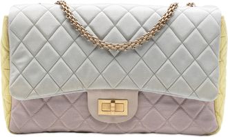 Chanel Quilted Grosgrain Satin Reissue 2.55 Single Flap