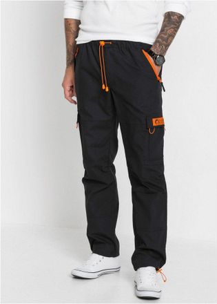 Bonprix Schlupfhose Relaxed Fit Schlupf-Cargohose, Straight