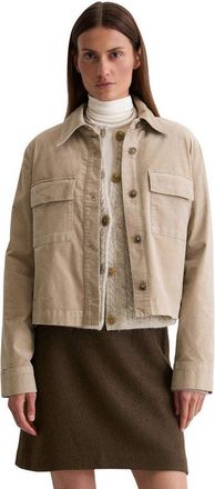 Marc O'Polo Kurzjacke aus Samt, regular fit, aus Organic-Cotton-Viskose-Stretch