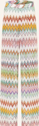 Missoni Strickhose Mit Glitzergarn rosa