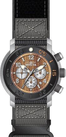 Invicta Coalition Forces 50094 Herrenuhr - Quarzwerk - Edelstahl mit kupferfarbenem Zifferblatt - 50 mm