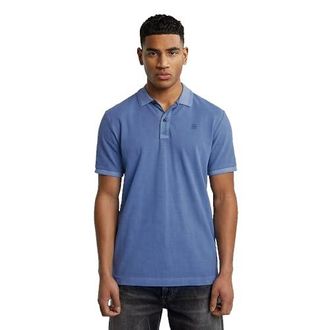 G-Star G-Star Homme Polo Dunda Overdyed Slim, Bleu (dutch blue gd D11595-D756-H177), XL