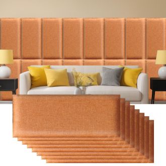 Generic Wandpaneele Abziehen und Aufkleben Selbstklebend 3D Antikollision Wandpaneele Paneele Tapete Kopfteilpaneele für Wohnzimmer Büro Schlafzimmer