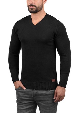Blend Strickpullover BHLasse Feinstrickpullover mit aufgestickten Ellenbogenpatches