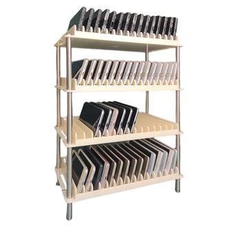 Generic Handy-Aufbewahrungsregal, Handy Aufbewahrungsbox, Hohe Tragf&auml;higkeit, Robust und Langlebig, Ideal f&uuml;r B&uuml;ro, Krankenhaus und Unternehmen(Large)