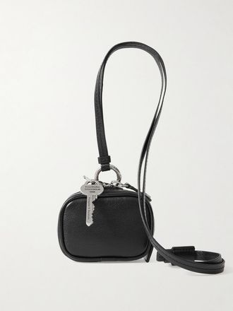 Acne Studios Camero Beutel Aus Leder Mit Verzierung - Schwarz