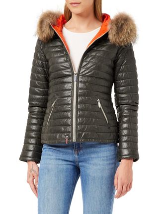 Oakwood Damen Happy 1 Jacke, Gr&uuml;n (Kaki Fonce 0626), X-Small