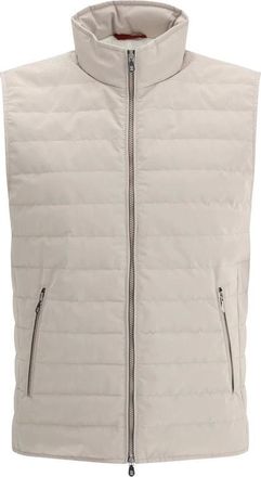 Brunello Cucinelli Homme, Vestes, Beige, Taille: S Quilted Vest Jacket