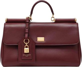 Dolce & Gabbana Femme, Sacs, Rouge, Taille: ONE Size My Sicily Handbag