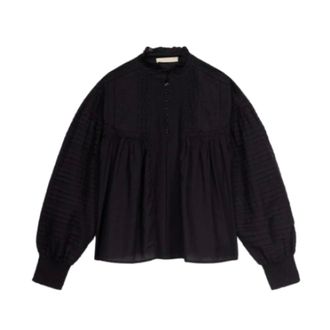 Vanessa Bruno Femme, Blouses et Chemises, Noir, Taille: 36 FR Blouse Dahlia