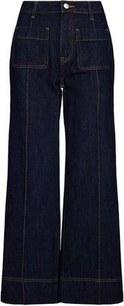 Suncoo Jean flare Rick taille haute en coton
