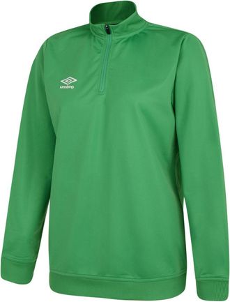 Umbro Womens/Ladies Club Essential Half Zip Sweatshirt (Smaragd)